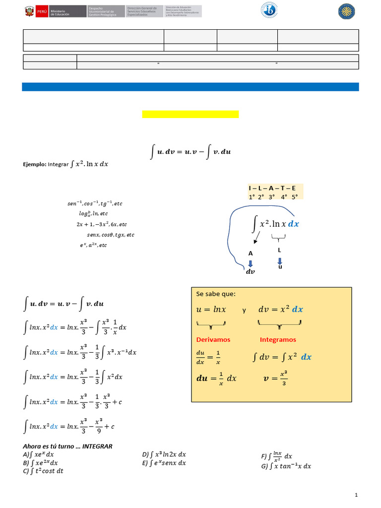 DMpA #13 - 5° - Matemática - Resumen | PDF | Integral | Velocidad
