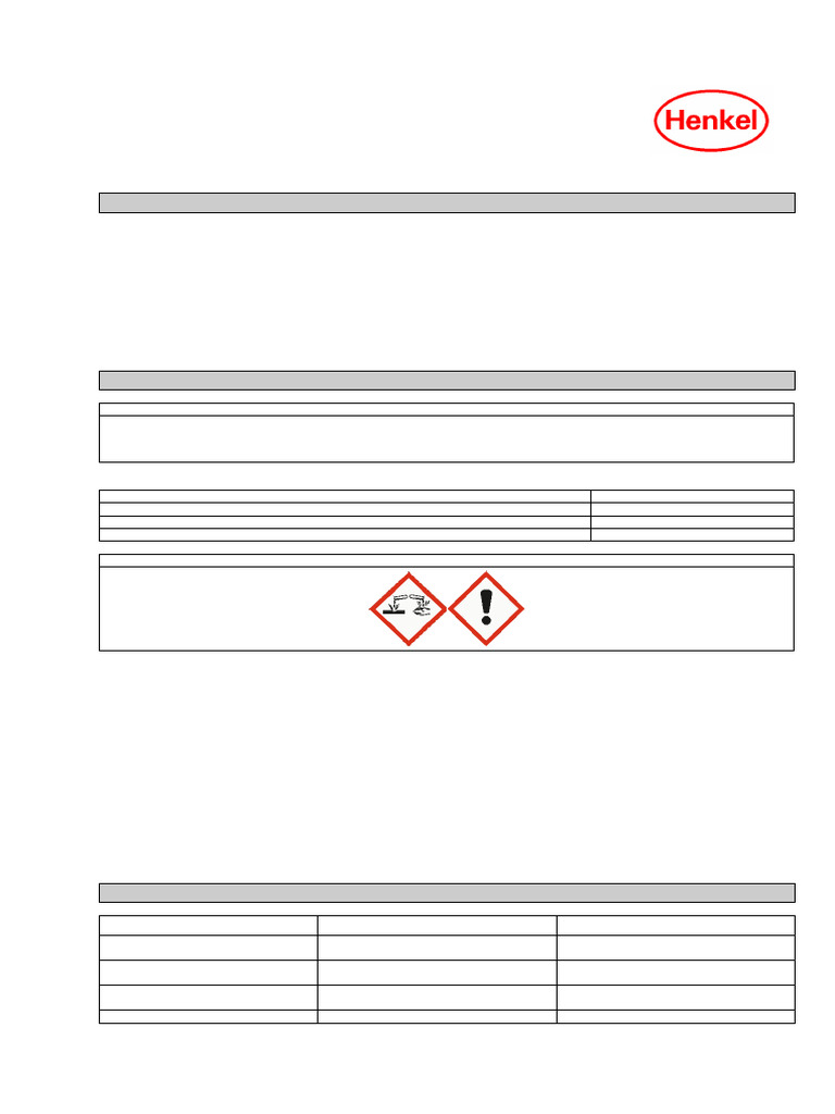 BONDERITE L-MR B-415 Safety Data Sheet | PDF | Dangerous Goods | Oxide