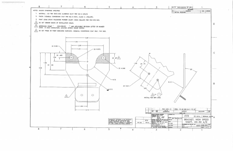 HSS Bracket Drawing | PDF