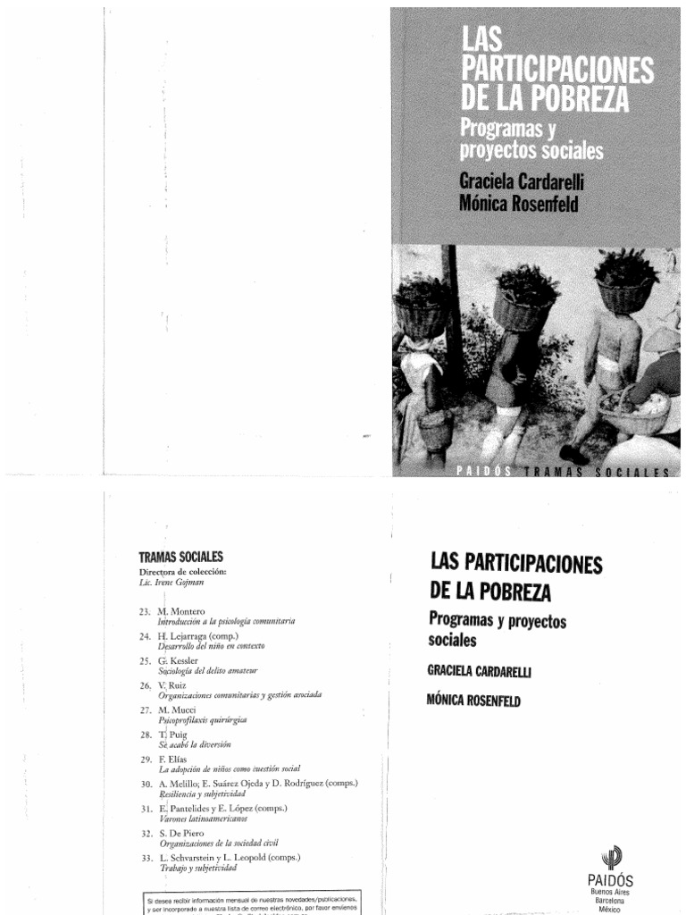 Cardarelli - Las Participaciones de La Pobreza - Cap 2 | PDF