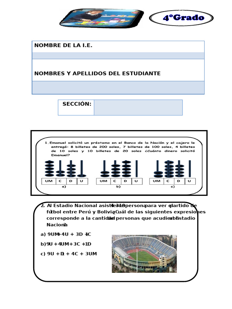 Ece Matematica 4º | PDF | Cocina occidental