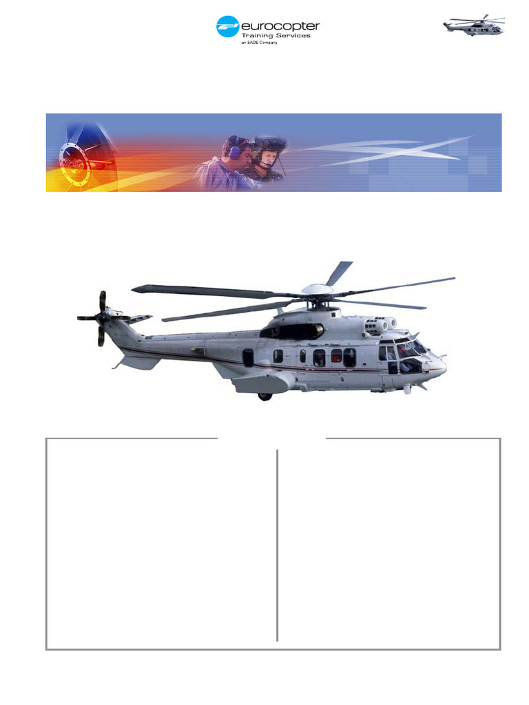 EC 225 Helicopter Instruction Manual | PDF | Aviation | Manufactured Goods