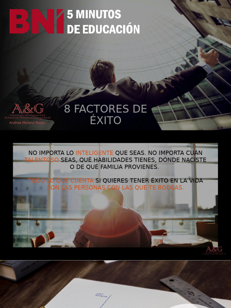 8 Fctores de Éxito Bni 2021 | PDF