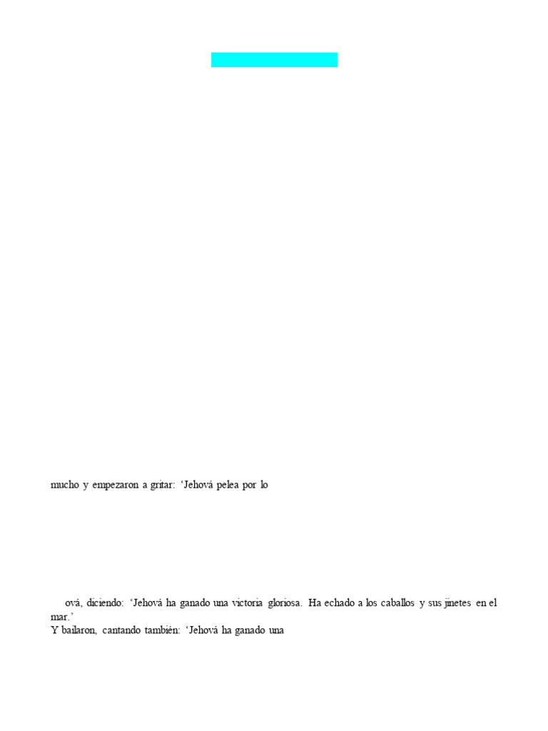 Moisés y el Cruce del Mar Rojo | PDF | Moisés