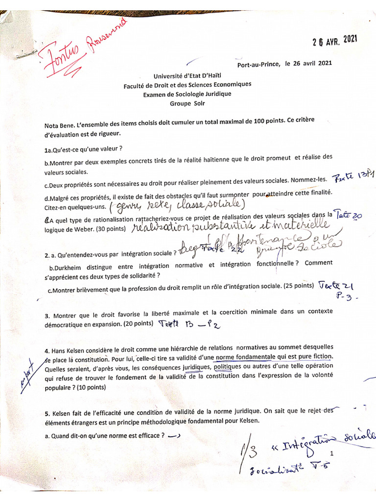 Tchala Sociologie | PDF