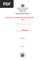 Portfolio Day Monitoring Tool | PDF