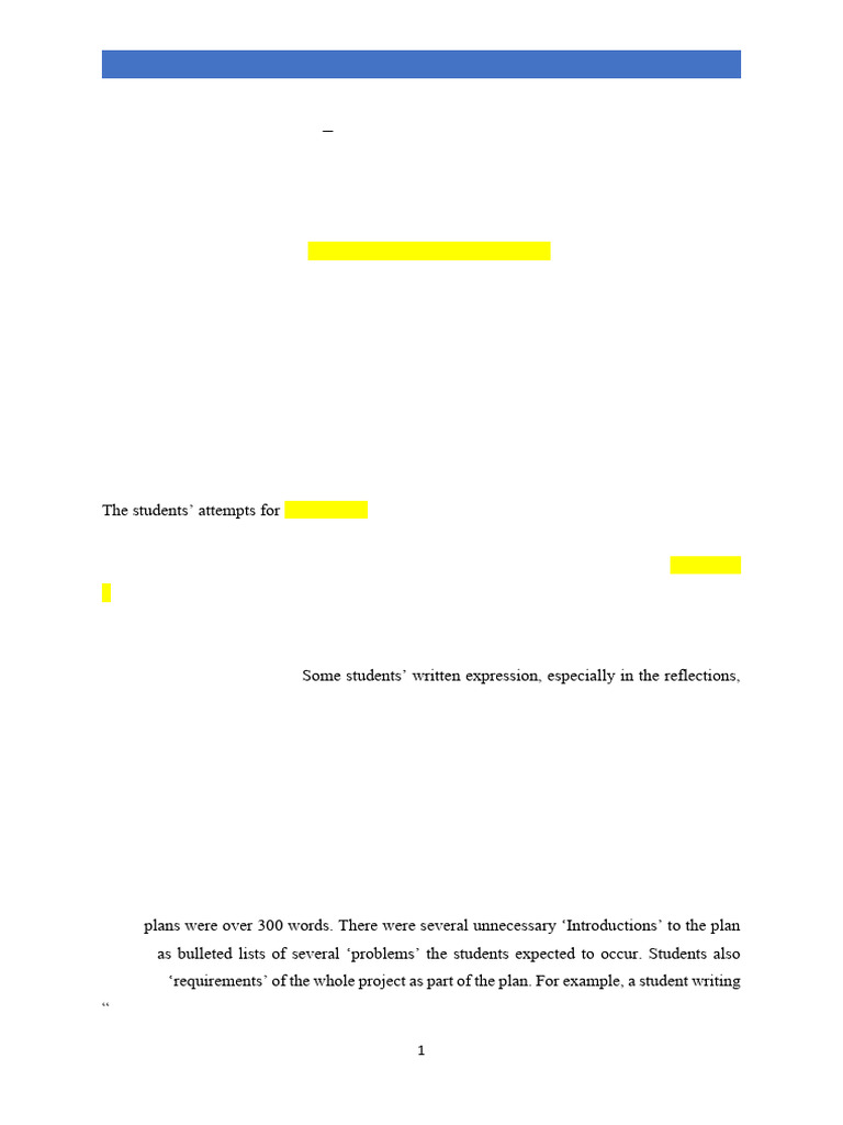 CXC English SBA 2018 Assessment Insights | PDF | Human Communication