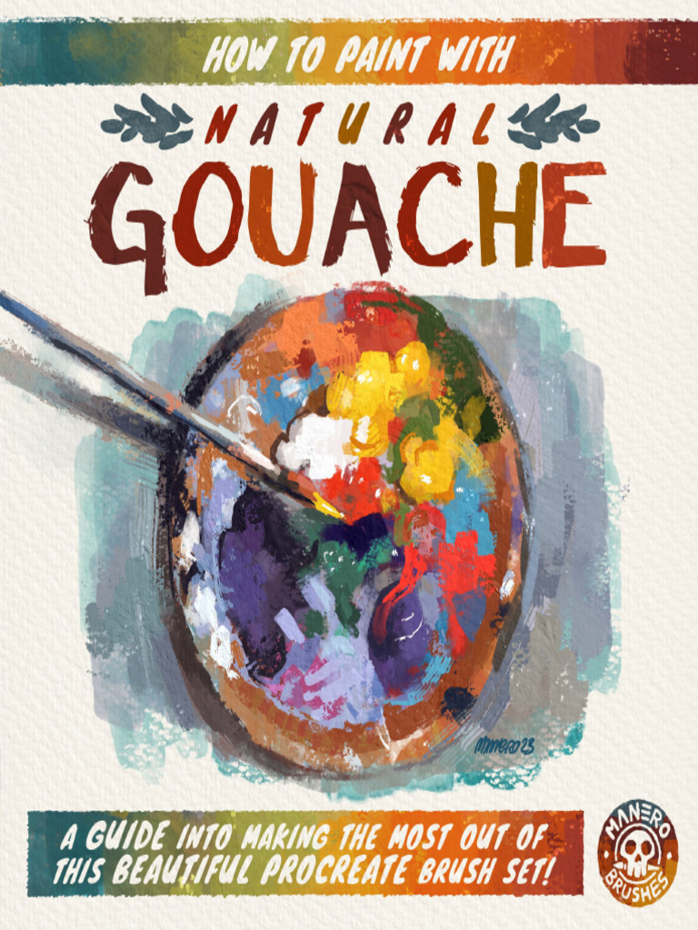 How To Paint With MB Natural Gouache - Guide Book | PDF