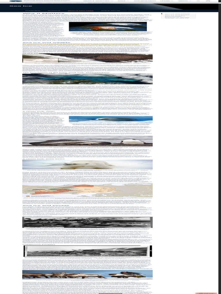 Why Sea Ice Matters National Snow and Ice Data Center | PDF | Sea Ice ...