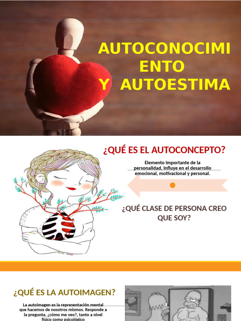 Autoconocimiento y Autoestima | PDF | Autoestima | Desarrollo humano