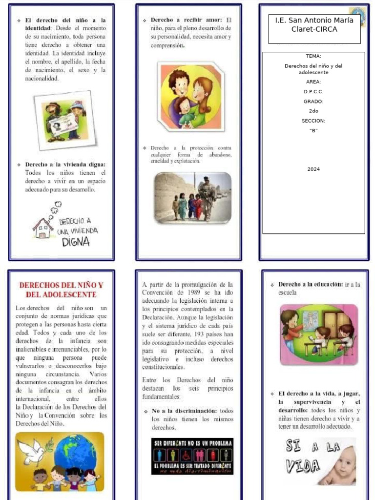 TRIPTICO | PDF | Derecho