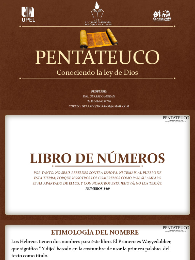 Análisis del Libro de Números en la Biblia | PDF | Libro de números ...