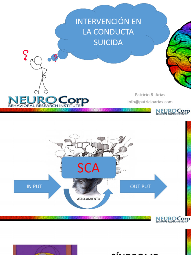 Interviniendo en La Conducta Suicida | PDF | Atención | Las emociones