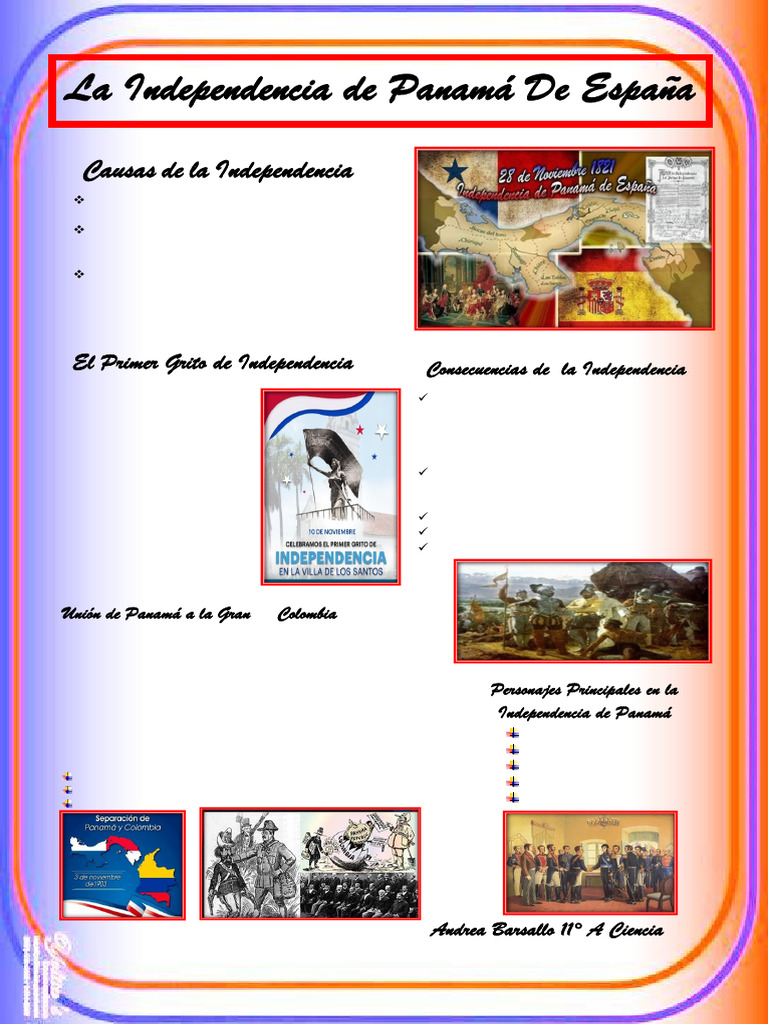 Causas y Primer Grito de Independencia en Panamá | PDF | Panamá | España