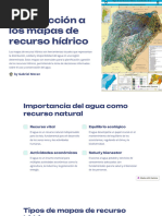 Mapas Hidrográficos: Definición y Usos | PDF | Hidrografía | Agua
