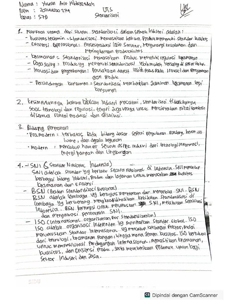 UTS - Yusran Arif Hidayatullah - 202144500274 - S7D | PDF