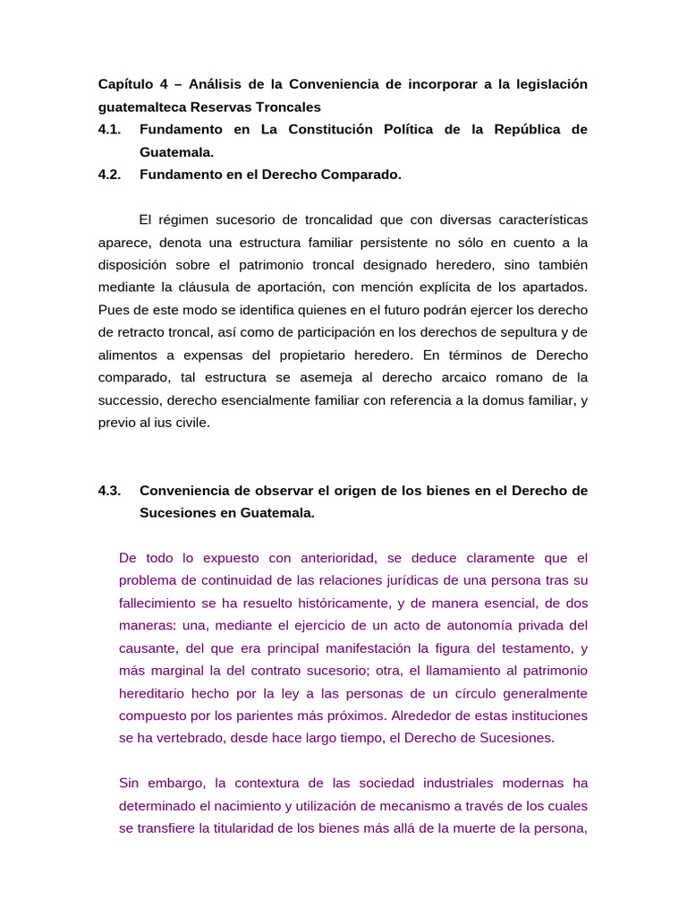 Capítulo 4 - Análisis de La Conveniencia de Incorporar A La Legislación ...