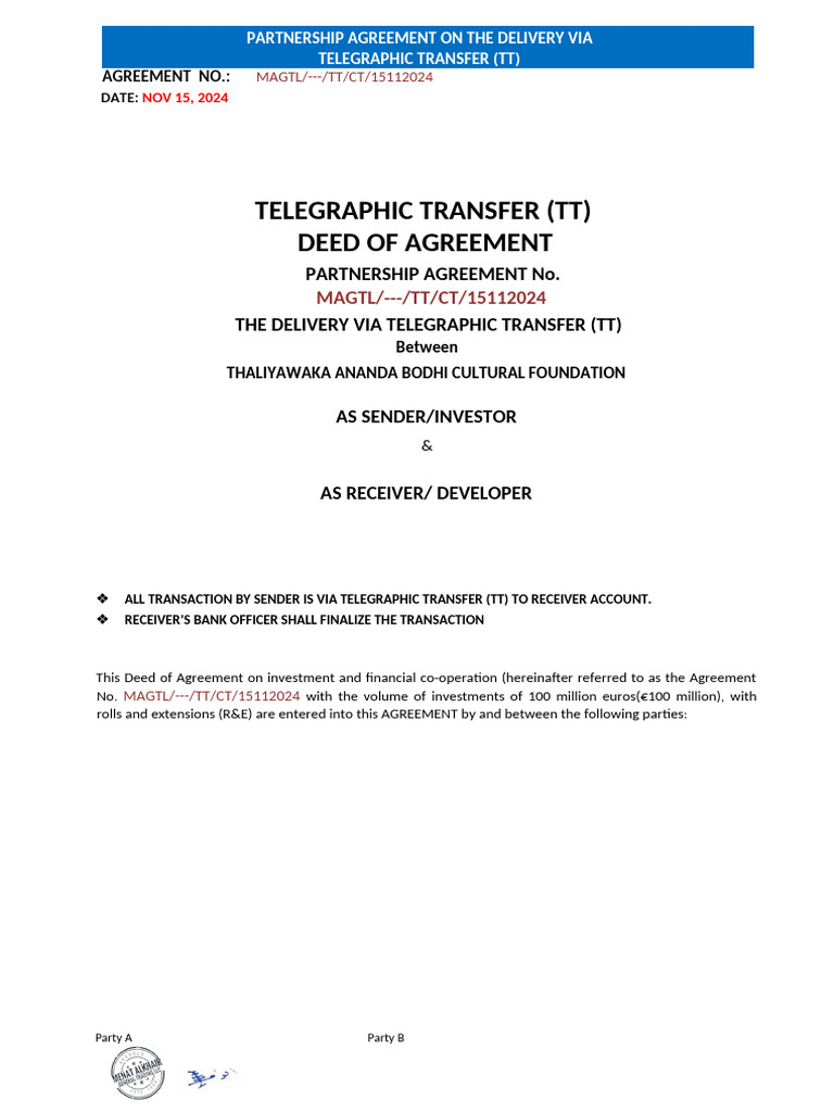 Mutaz - TT - Doa - 15112024 | PDF | Legal Liability | Contractual Term