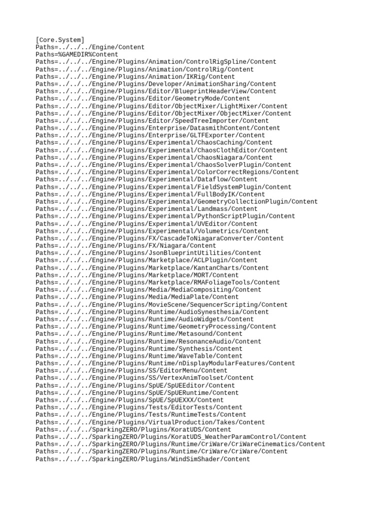 Engine Ini | PDF | Computing | Computer Libraries
