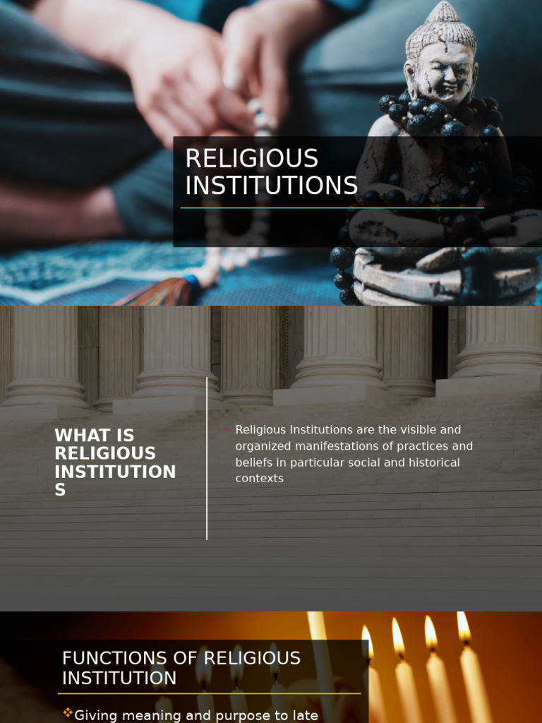 Religious Institutions | PDF | Wellness | Religion & Spirituality