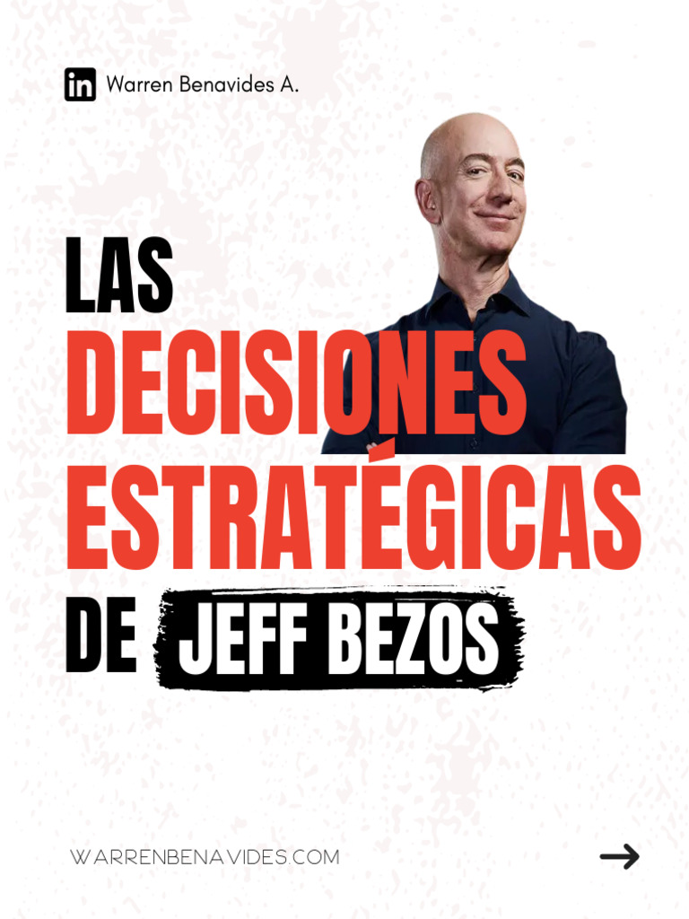 Las Decisiones Estrat Gicas de Jeff Bezos 1731180289 | PDF | Logística | Big Data