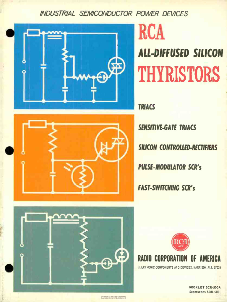 RCA Semiconductor Thyristors Guide | PDF | Power Engineering | Computer ...