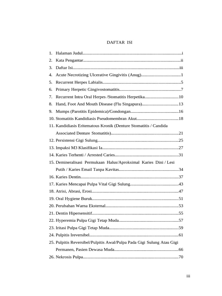 Daftar Isi - Panduan Klinis | PDF | Griya & Taman | Sains & Matematika