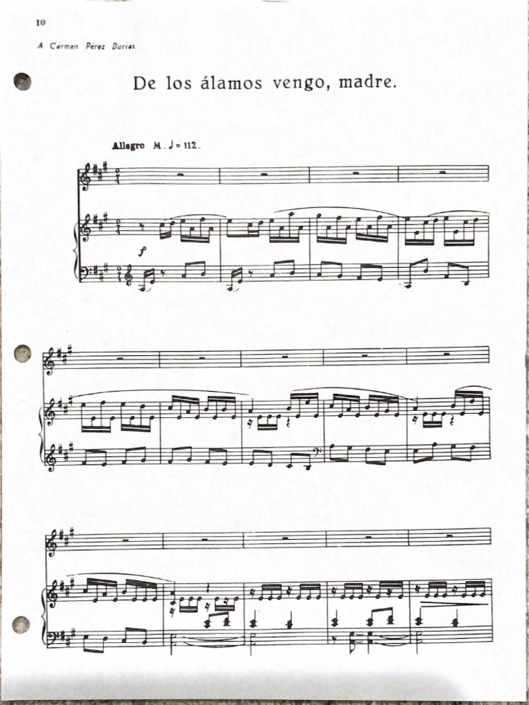 De Los Alamos Vengo, Madre | PDF