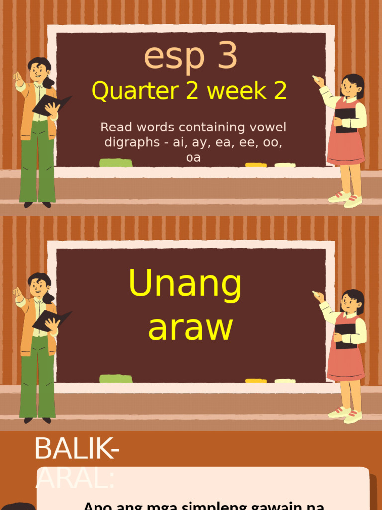 Q2 - Esp - PPT - Week 2 | PDF