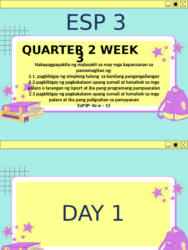 Q2 - Esp - PPT - Week 3 | PDF