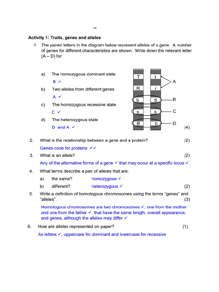 Life Science Genetics Revision Notes | PDF | Genetics | Stem Cell