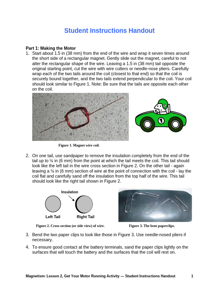 Cub Mag Lesson2 Activity2 Student Instructions Handout | PDF ...