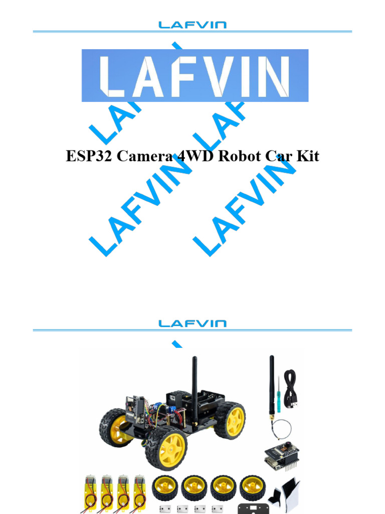 ESP32 Camera 4WD Robot Car Kit DOCS | PDF | Arduino | Device Driver