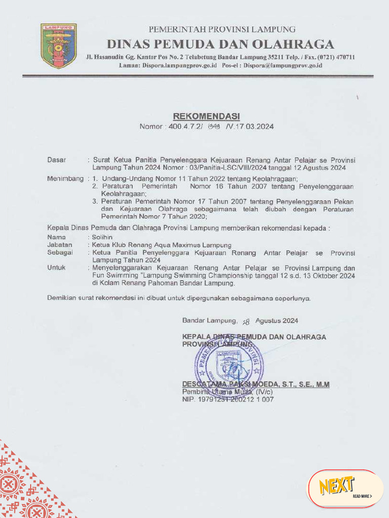 Juknis LSC 3 2024 Sprint Challenge | PDF