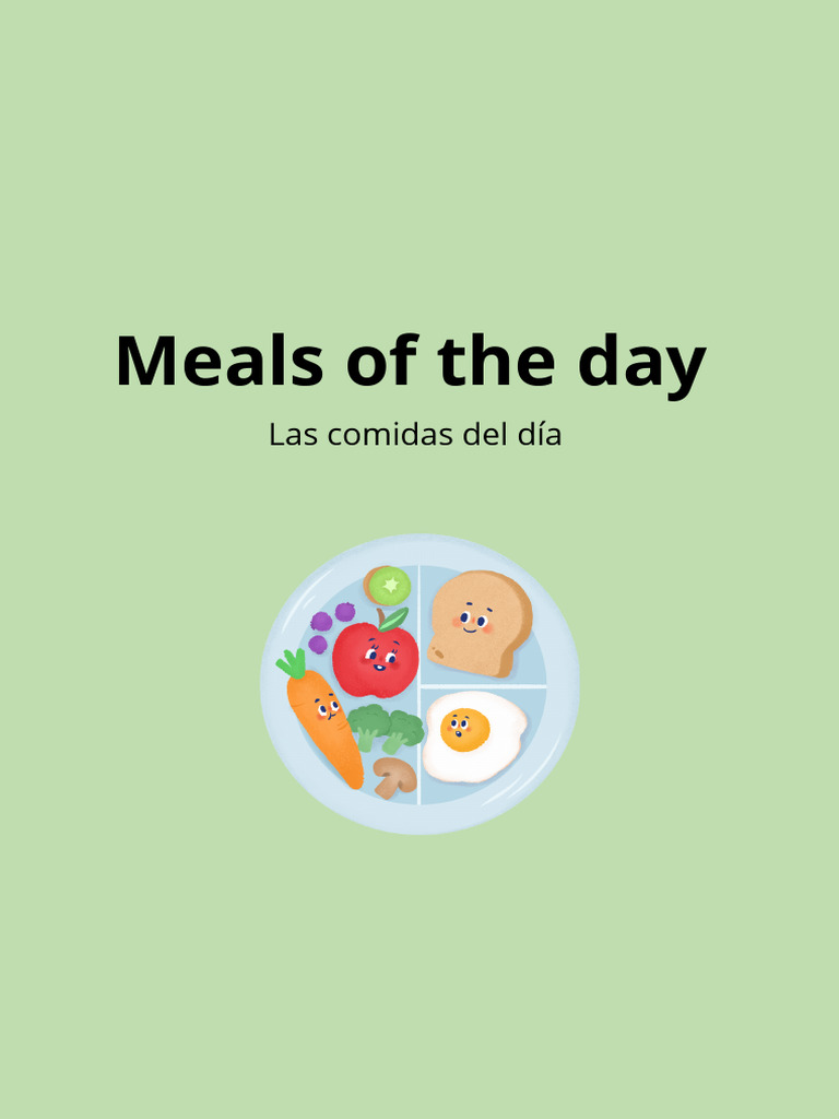 Meals of The Day: Las Comidas Del Día | PDF