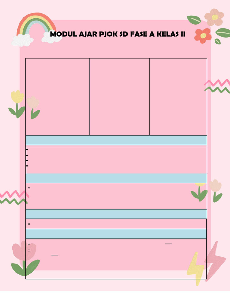 MODUL AJAR PJOK ENY MARIYANI, S.PD | PDF | Karier & Perkembangan