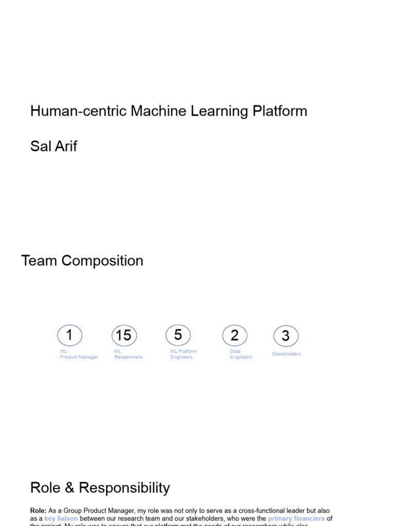 Human Centric Machine Learning Platform - HFT | PDF | Reliability ...