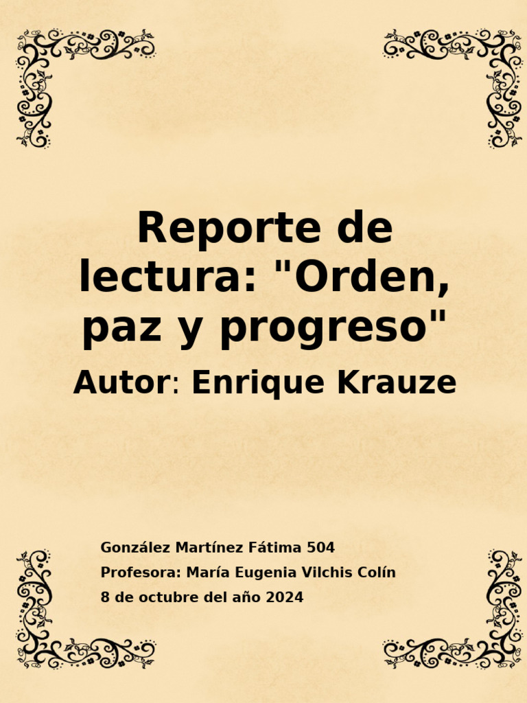 Análisis del Porfiriato: Orden y Progreso | PDF | México