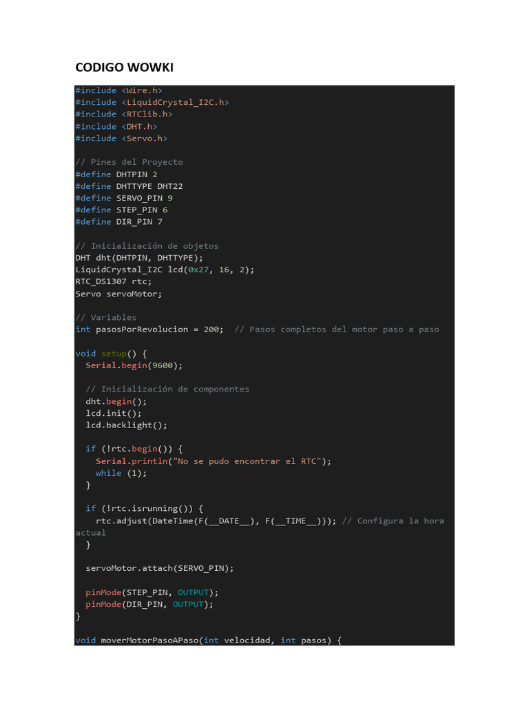 Codigo Wowki Parcial 2 | PDF | Programación de computadoras
