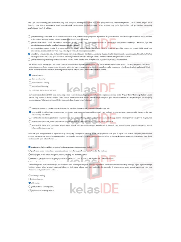 latihan TO dina | PDF