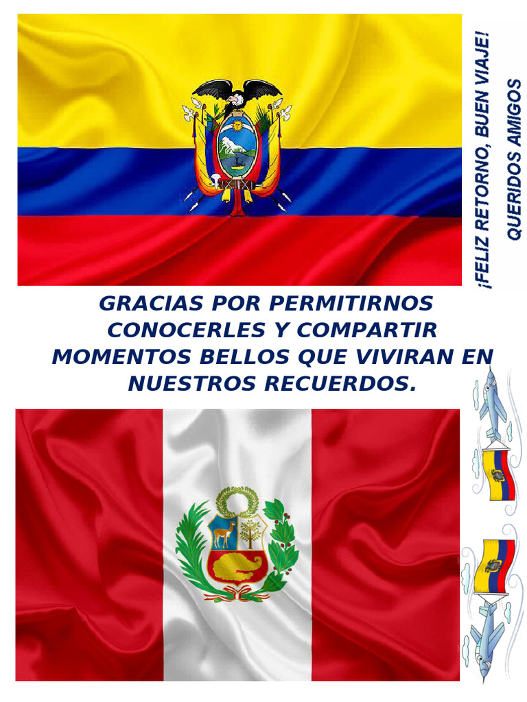 Bandera Ecuador Peru | PDF | Cocina, comidas y vino