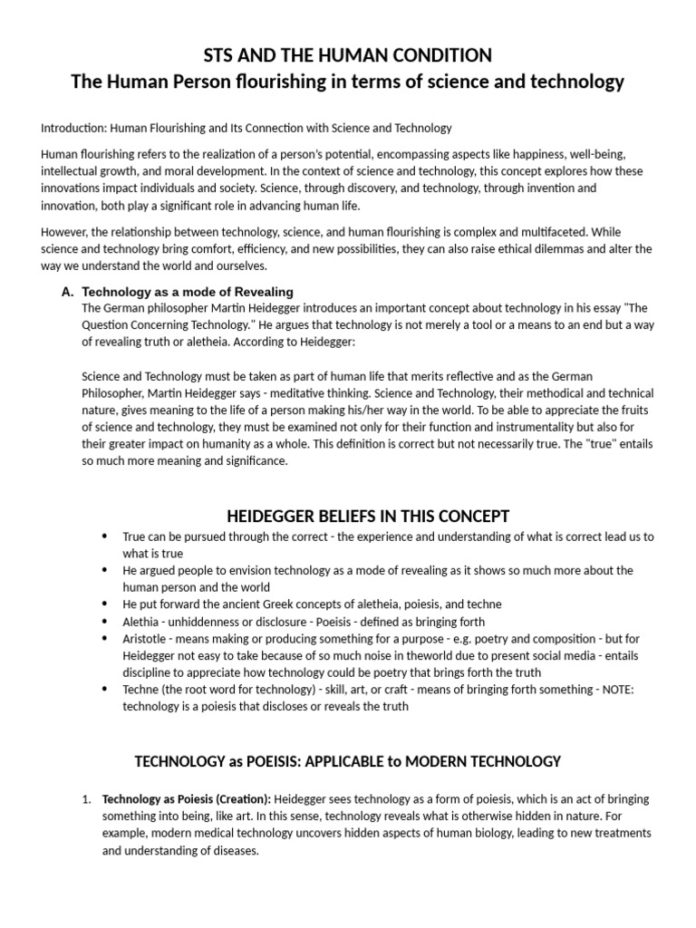 Sts and The Human Condition | PDF | Medical Imaging | Ct Scan