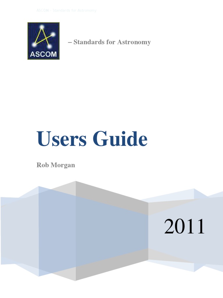 ASCOM Users Guide | PDF | Component Object Model | Device Driver