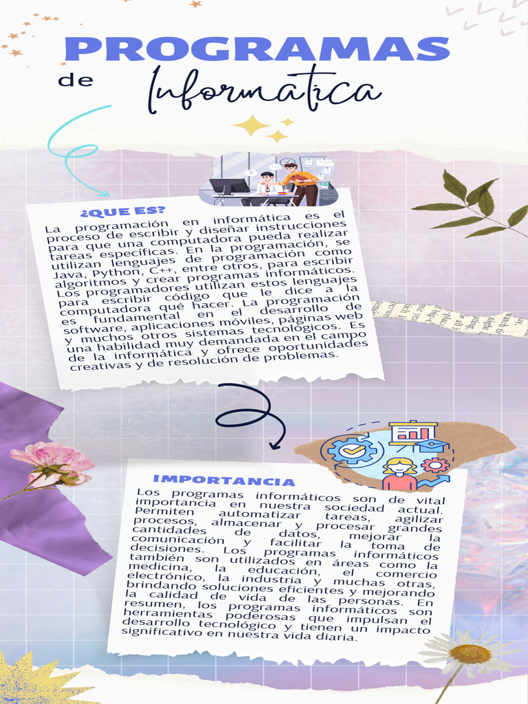 Infografía de Los Programas | PDF | Microsoft Office | Software de la ...