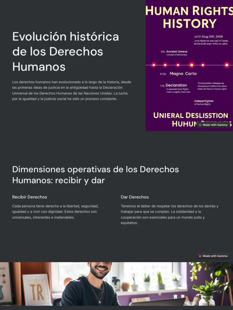 Evolucion Historica de Los Derechos Humanos | PDF | Derechos humanos | Psicología Social