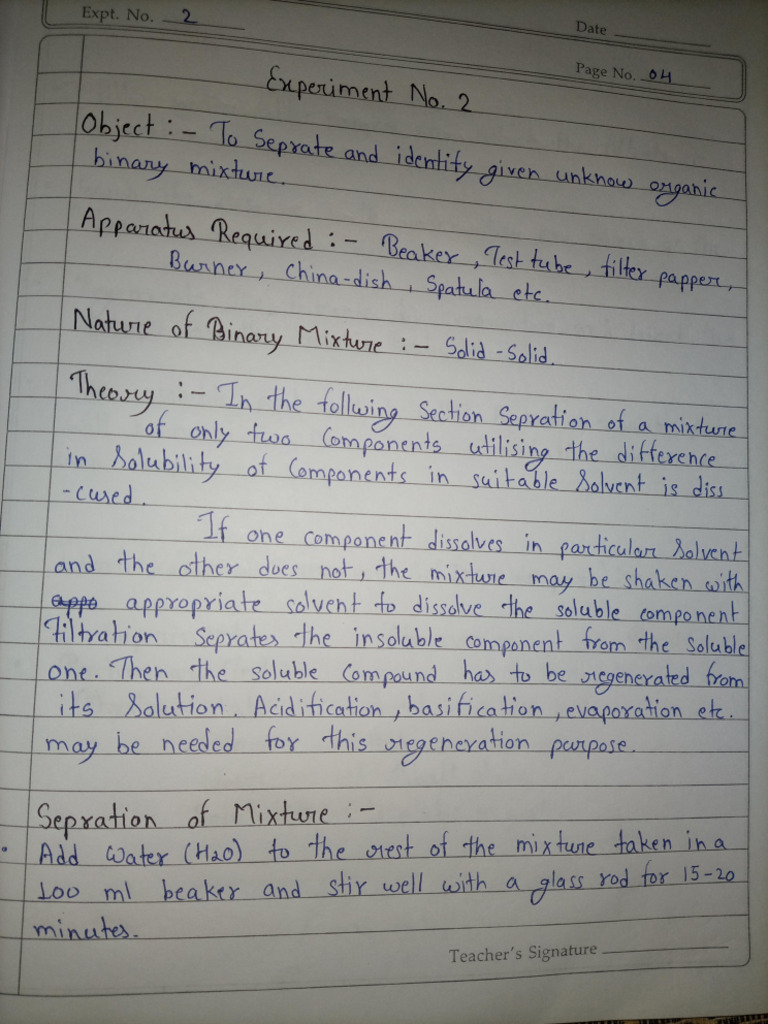 Chem - Practical 2 | PDF