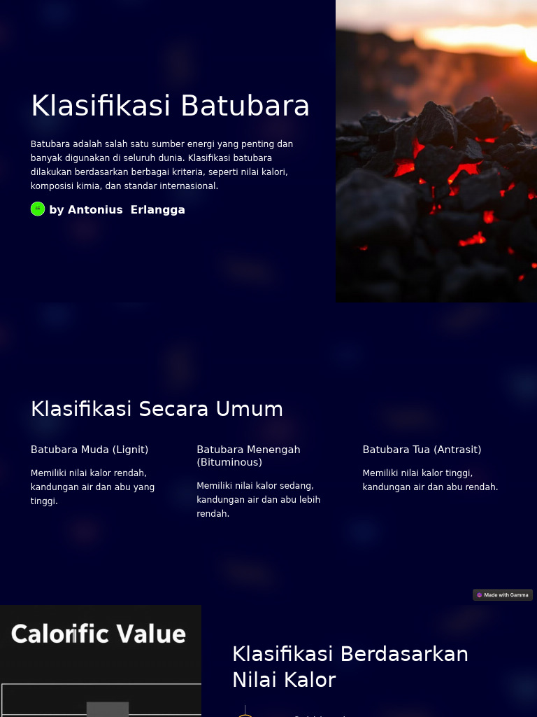 Klasifikasi Batubara | PDF