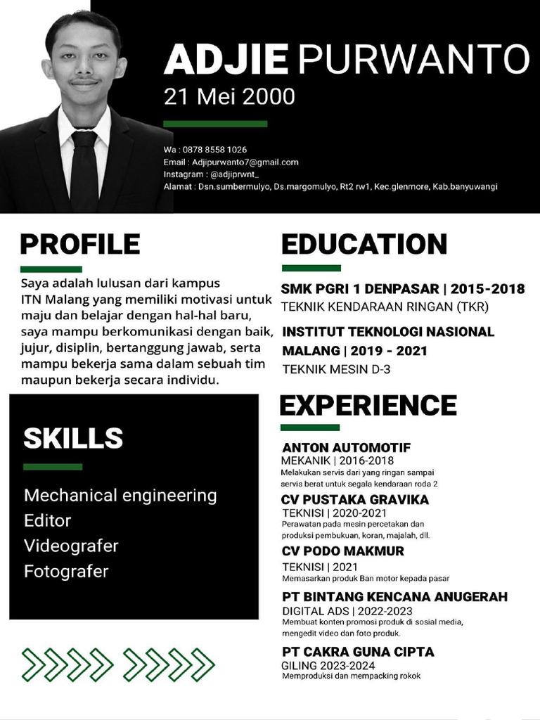 CV Adji | PDF