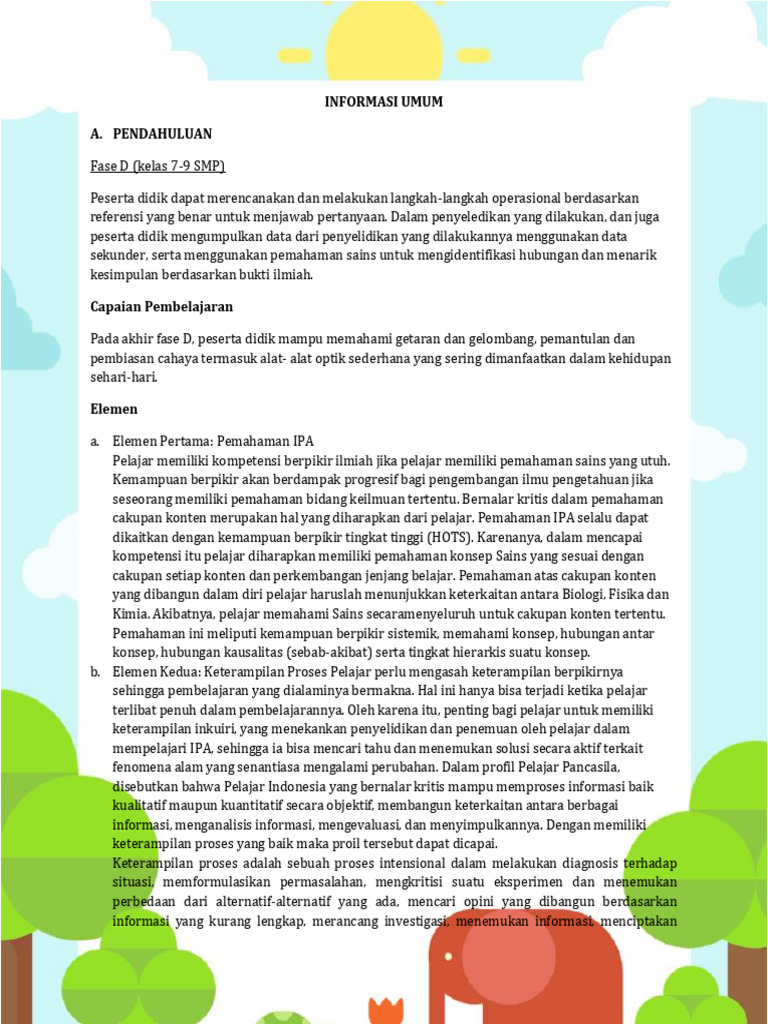 Modul Ajar Ekologi Pajak | PDF