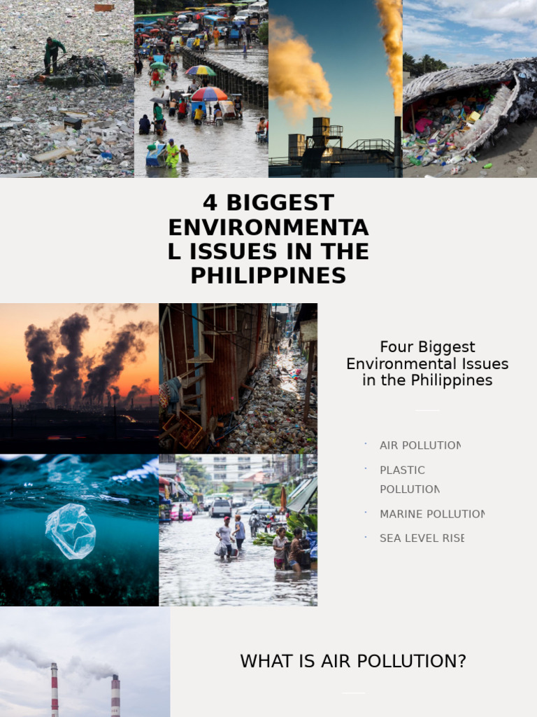 4 Biggest Environmental Issues in The Philippines | PDF